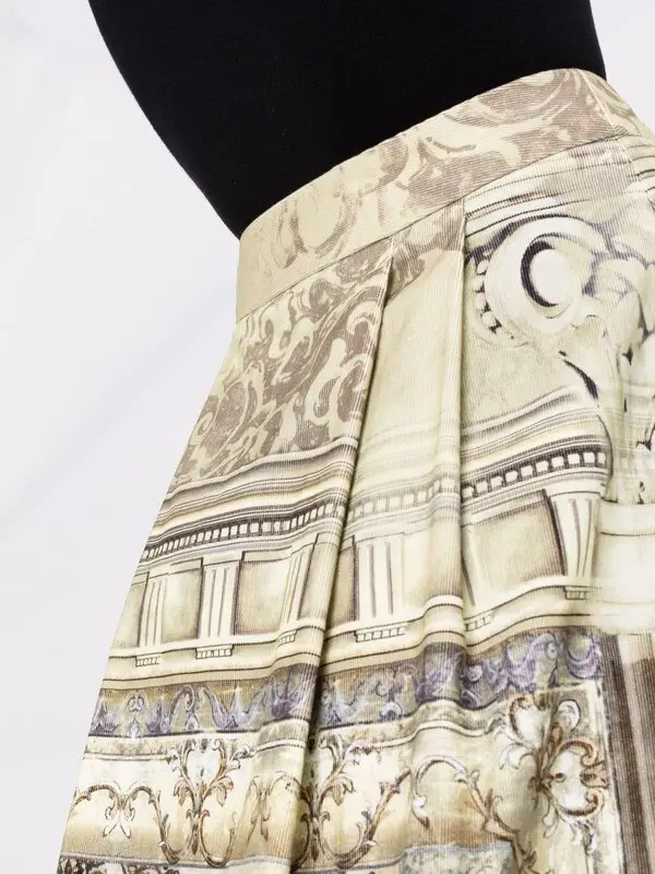 Alberta Ferretti Printed Maxi Skirt
