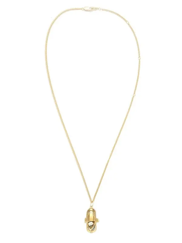 CAPSULE ELEVEN Pyrite Crystal Pendant Necklace - Gold