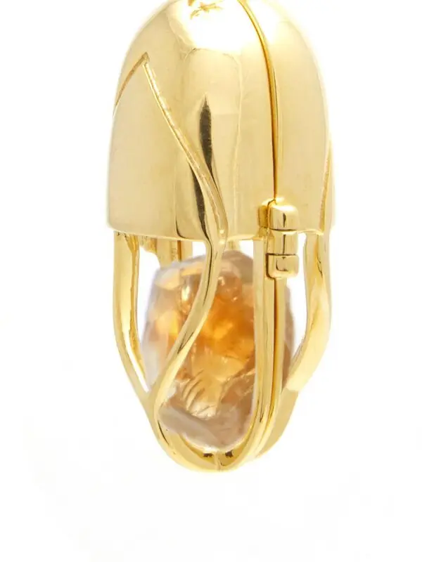 CAPSULE ELEVEN Capsule Crystal Pendant Necklace - Gold