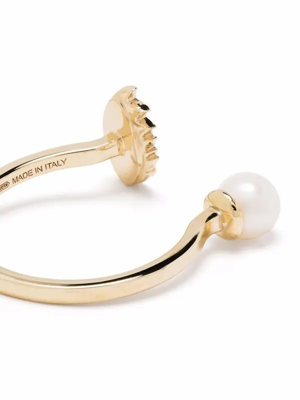 Delfina Delettrez 9kt Yellow Sapphire, And Pearl Ring