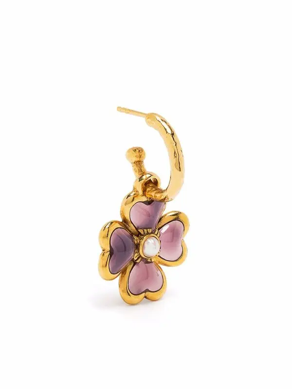 GOOSSENS Talisman Four-leaf Clover Single Earring - Gold