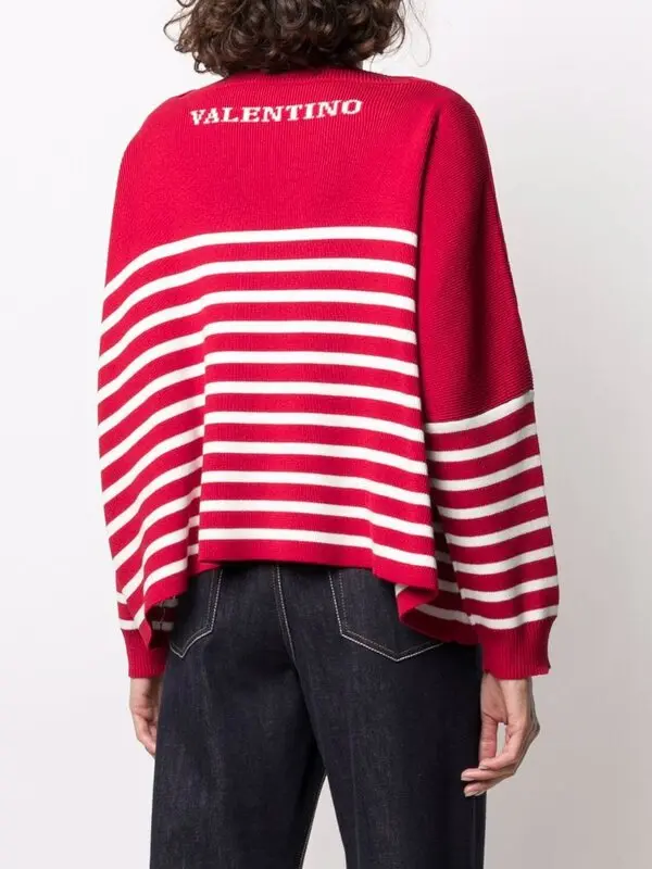 Valentino Garavani Horizontal-stripe Jumper