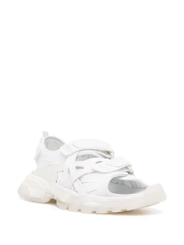 Balenciaga Track Touch-strap Sandals - Black