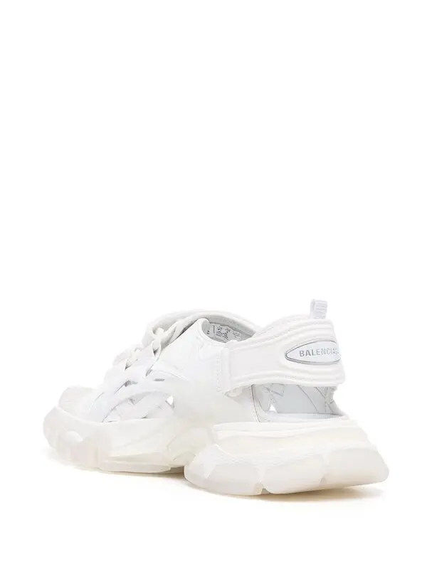 Balenciaga Track Touch-strap Sandals - Black