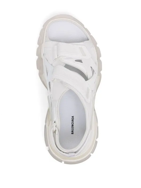 Balenciaga Track Touch-strap Sandals - Black