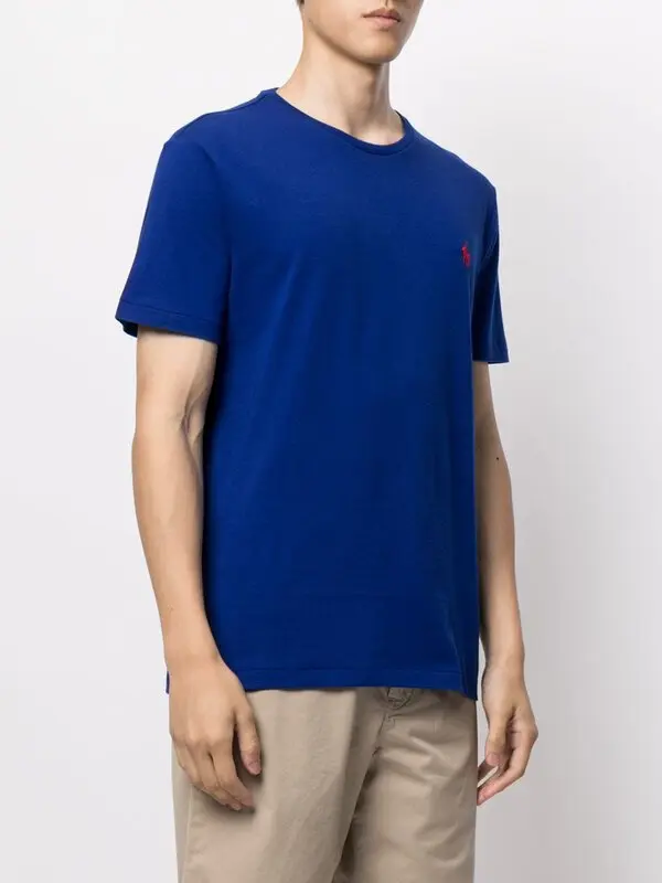 Polo Ralph Lauren Logo-embroidered T-shirt - Blue