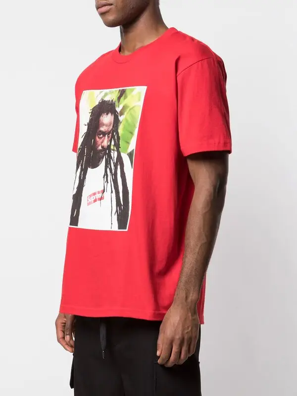 トップス Supreme T shirts Buju Banton M size SUPREME X BUJU BANTON TEE BLACK MEDIUM SUPER LIMITED RELEASE