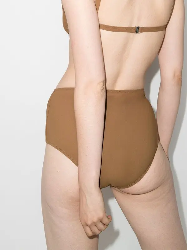 TOTEME High-rise Bikini Bottoms - Brown