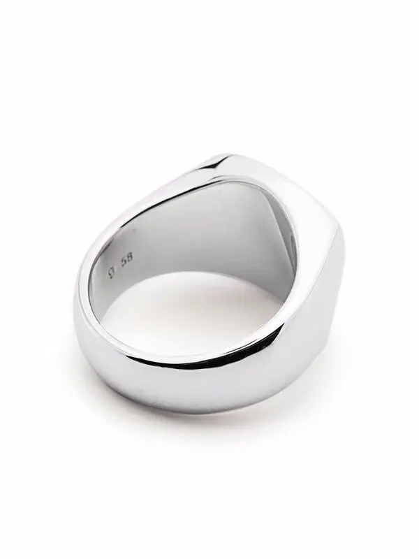 Tom Wood Shield Polished Signet Ring