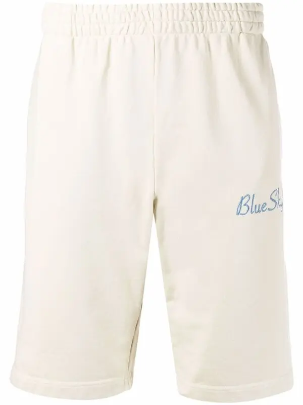 BLUE SKY INN Logo-embroidered Cotton Shorts