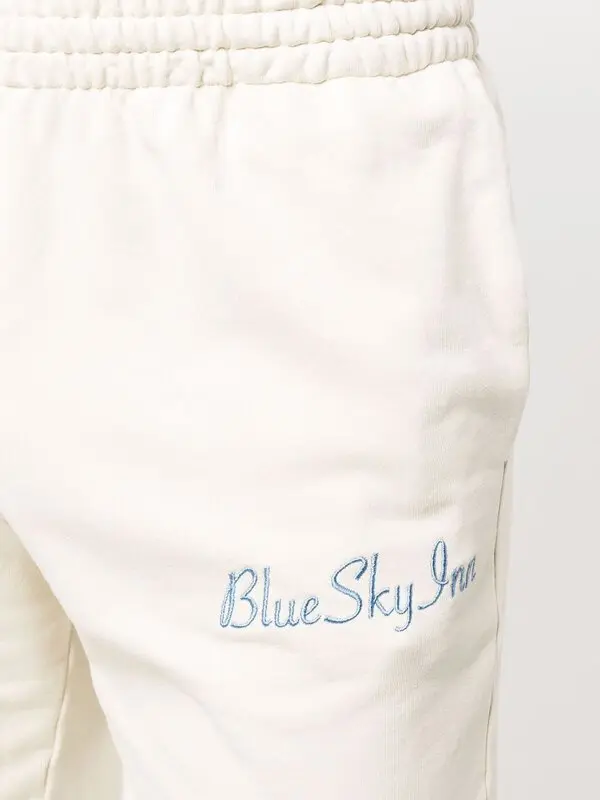 BLUE SKY INN Logo-embroidered Cotton Shorts