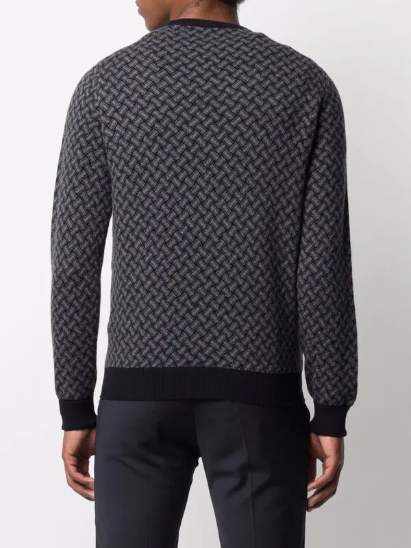 DRUMOHR Pattern Jacquard Knit Jumper