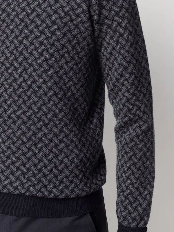 DRUMOHR Pattern Jacquard Knit Jumper