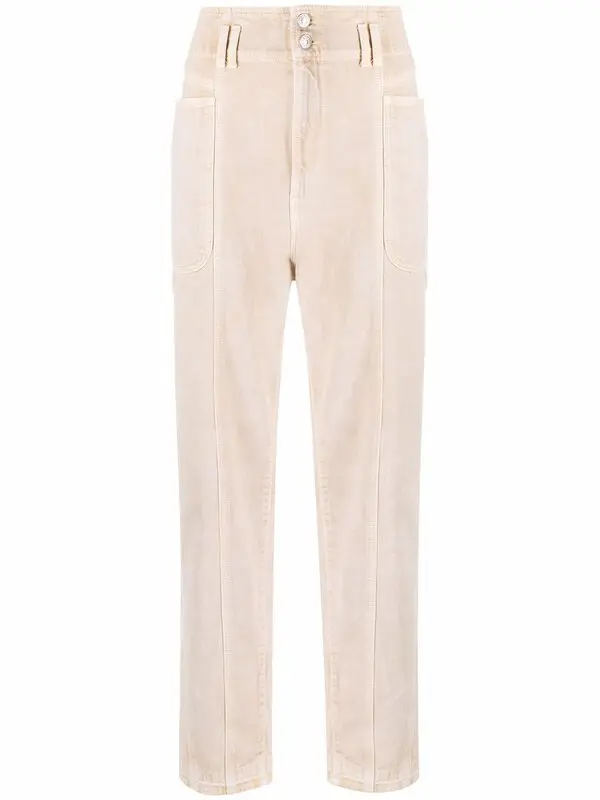 MARANT ETOILE High-rise Straight-leg Jeans