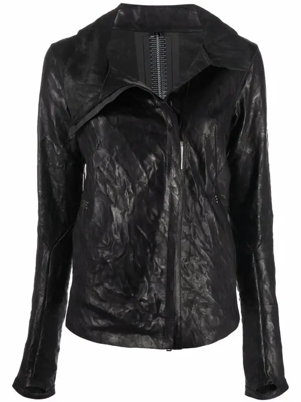 ISAAC SELLAM EXPERIENCE Prudent Leather Jacket - Black