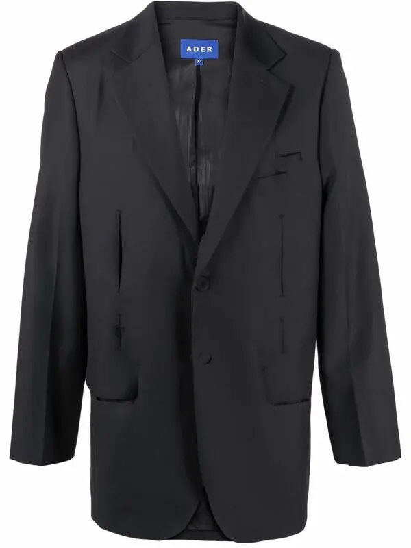 ADER ERROR Wool-blend Distressed Blazer