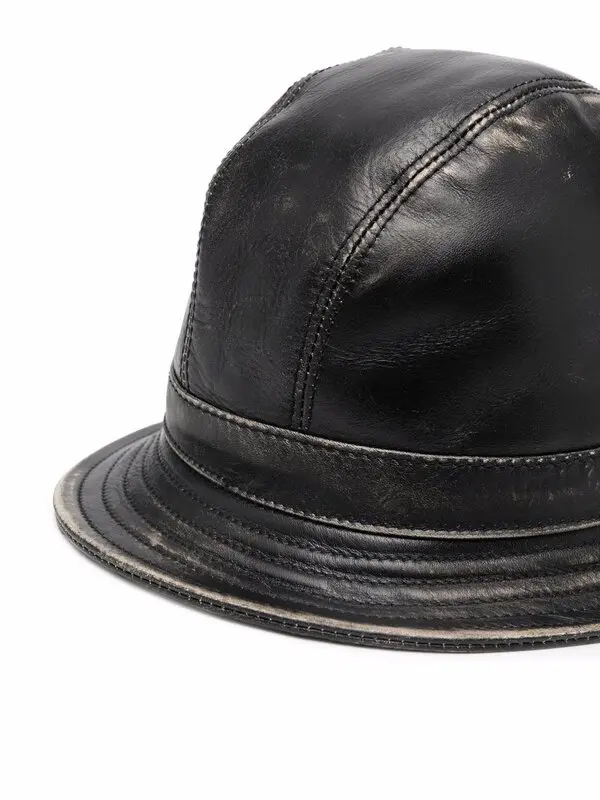 Dsquared2 Distressed Leather Hat
