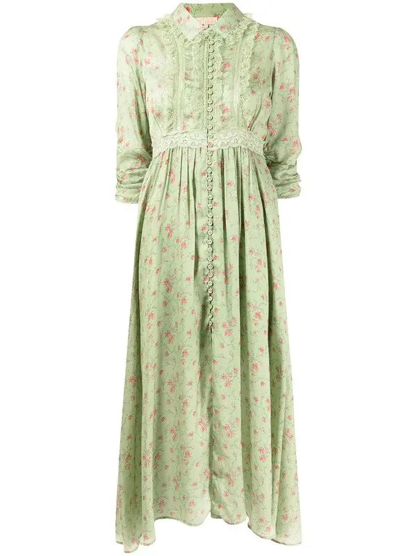 butter yellow flowy dress Slay All Day Satin Dress | Green | M | Ellae Lisque - Flirty Satin Dress for Brunch & Beyond