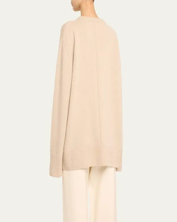 THE ROW Sibem Wool-cashmere Sweater - Sand