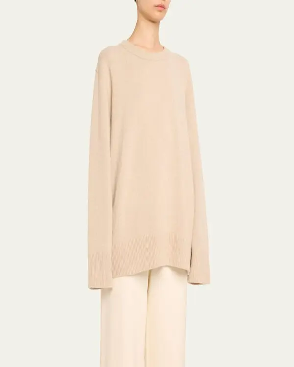 THE ROW Sibem Wool-cashmere Sweater - Sand