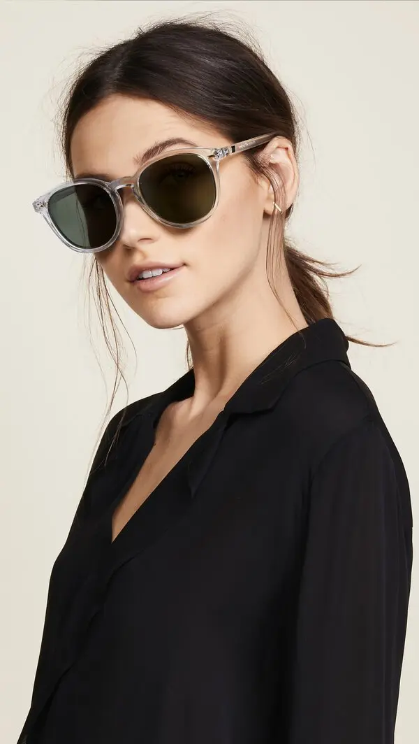 Le Specs Bandwagon Sunglasses - Crystal Clear