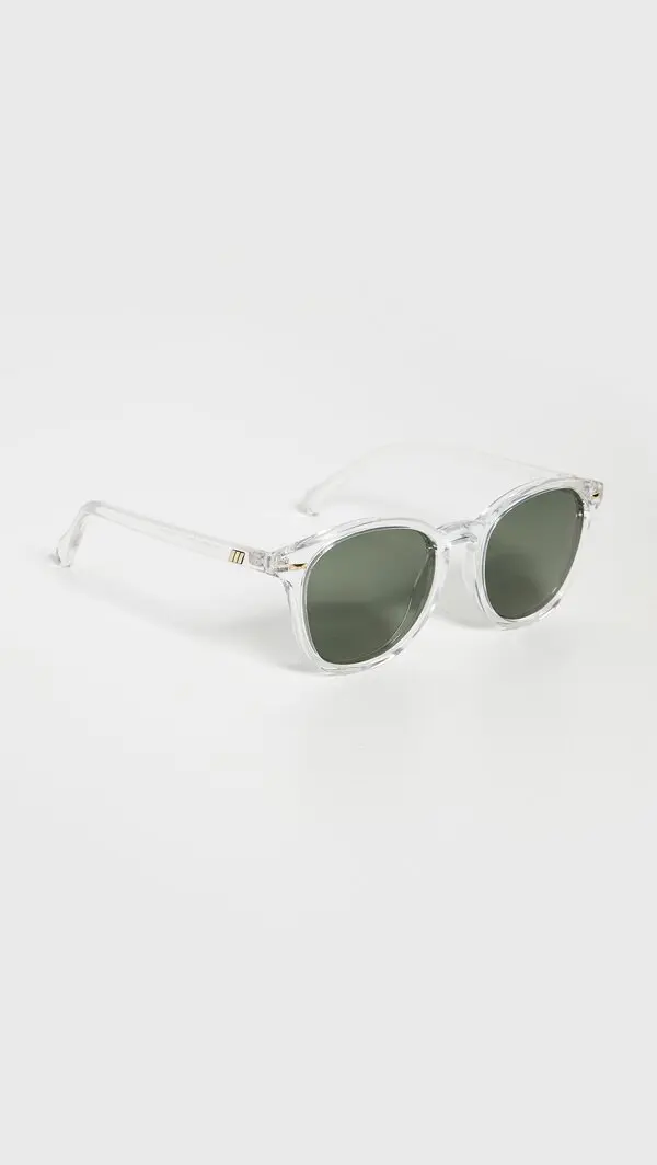 Le Specs Bandwagon Sunglasses - Crystal Clear