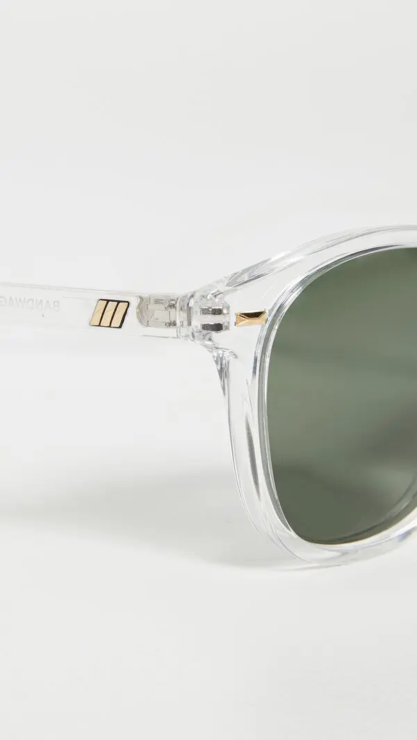 Le Specs Bandwagon Sunglasses - Crystal Clear