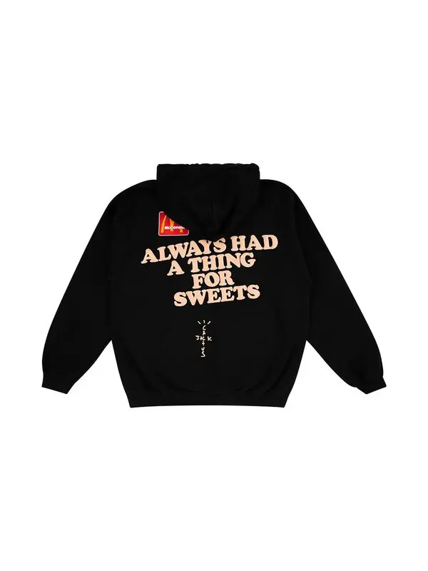 Travis Scott X Cdonald'S Apple Pie Hoodie - Black | Editorialist