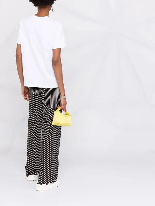 MSGM Logo-print Cotton T-shirt - White