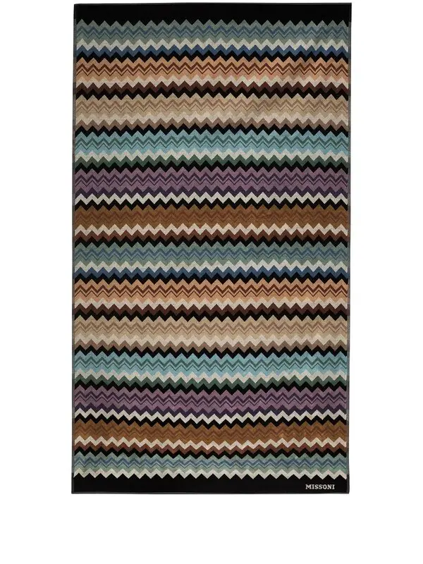 Missoni Adam Zigzag Beach Towel - Blue