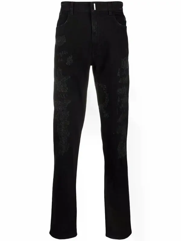 Givenchy Slim-fit Destroyed Jeans