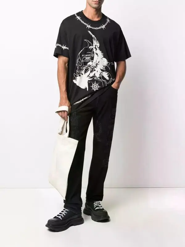 Givenchy Slim-fit Destroyed Jeans
