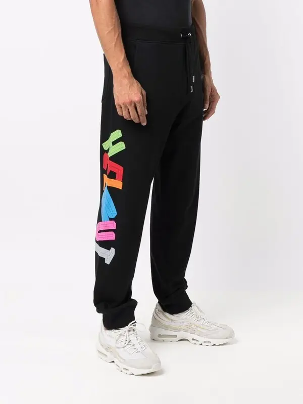 Helmut Lang 3d Logo Track Pants - Black