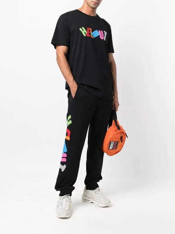 Helmut Lang 3d Logo Track Pants - Black