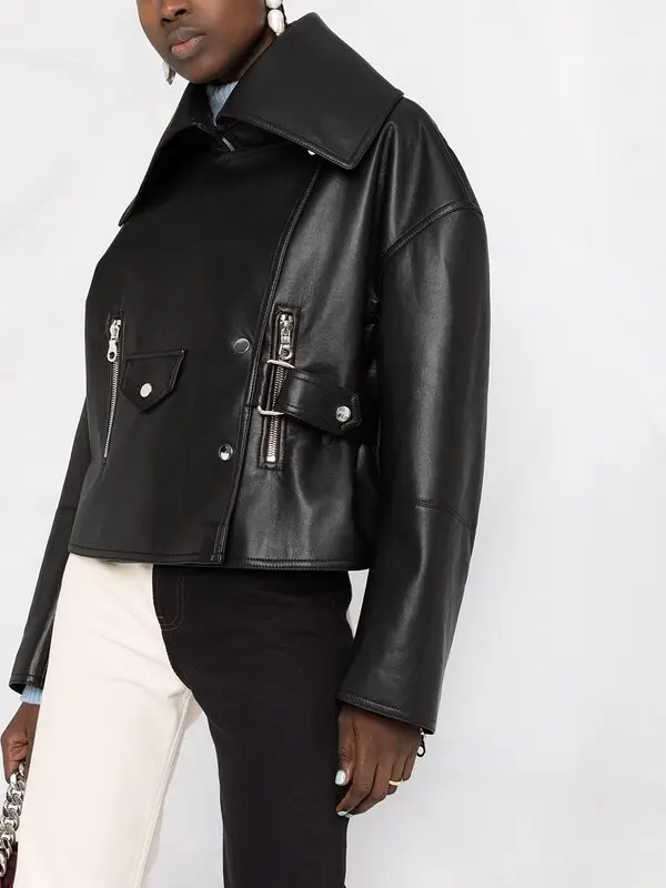 Nanushka Ado Biker Jacket - Black