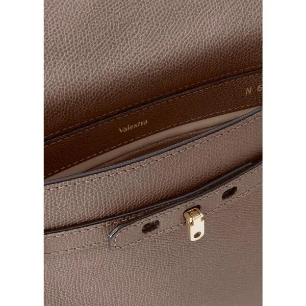 VALEXTRA B-tracollina Leather Shoulder Bag