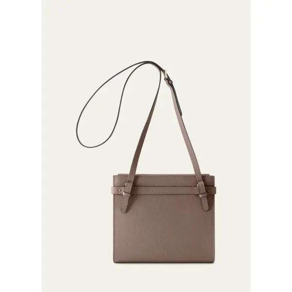 VALEXTRA B-tracollina Leather Shoulder Bag