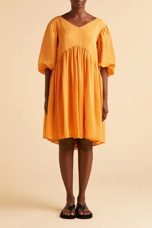 Merlette Miller Tangerine Dress In Orange - 59% Off