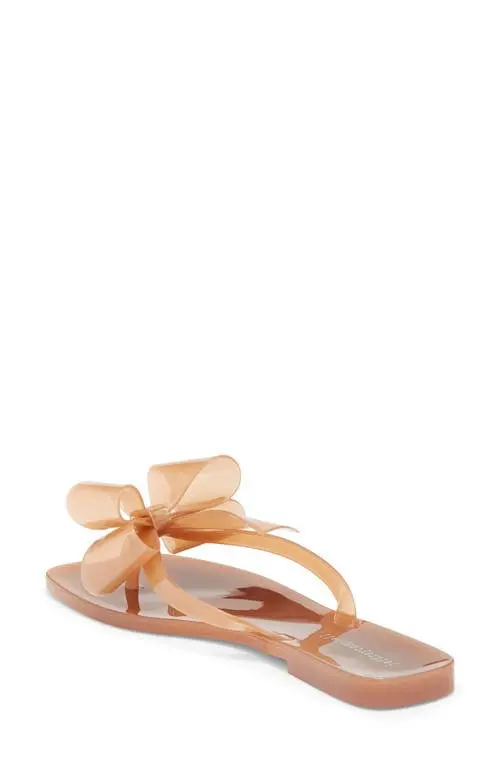 Jeffrey Campbell Sugary Bow Flip Flop - Caramel