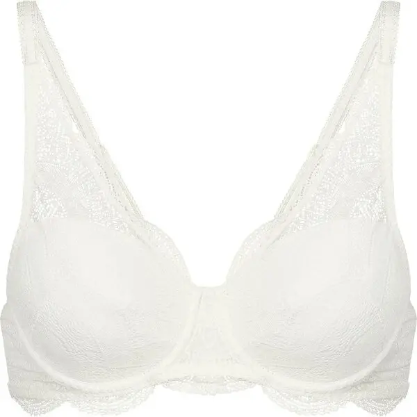 Simone Perele Karma Underwire Lace Demi Bra - Ivory
