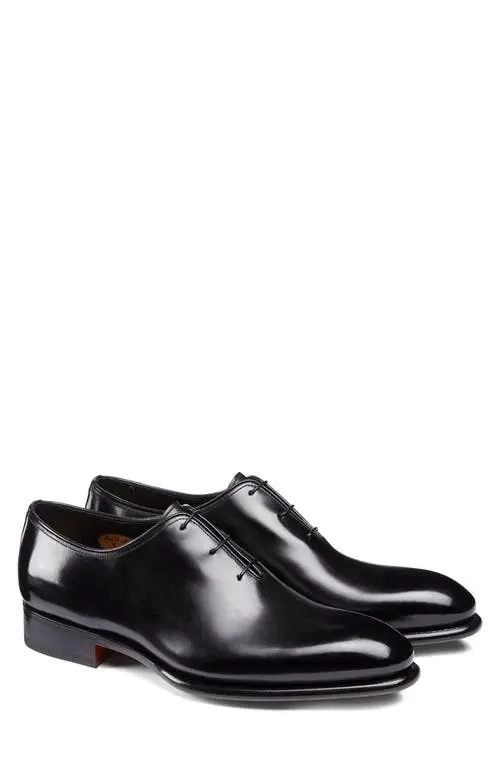 Santoni Plain Toe Derby