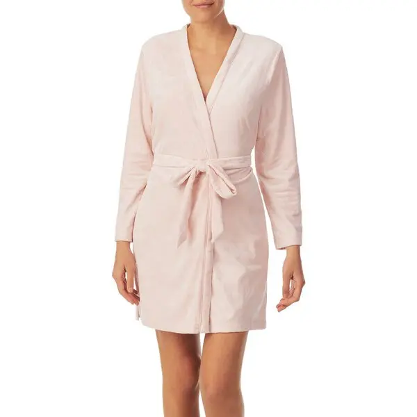 Kate Spade New York Spade Pattern Short Robe - Pink
