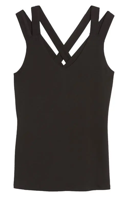 Loveappella Strappy Tank - Black