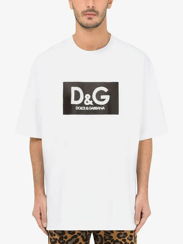 Buy Dolce & Gabbana Logo-print Cotton T-shirt - White At 22% Off