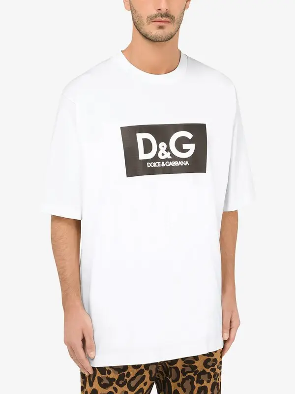 Buy Dolce & Gabbana Logo-print Cotton T-shirt - White At 22% Off