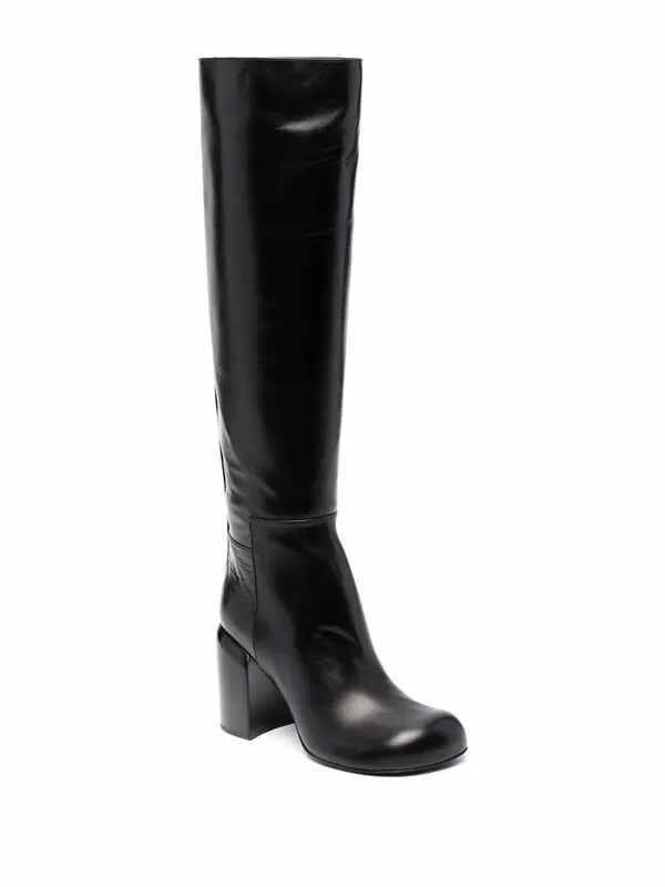 JIL SANDER Knee-length Leather Boots