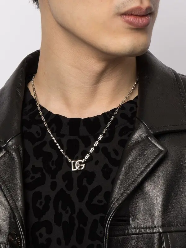 Dolce & Gabbana Logo-plaque Chain Necklace