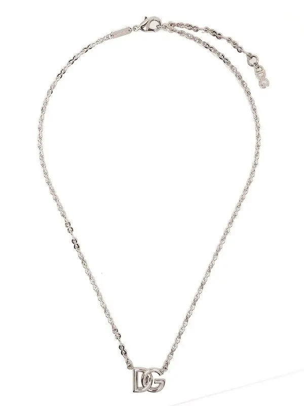 Dolce & Gabbana Logo-plaque Chain Necklace