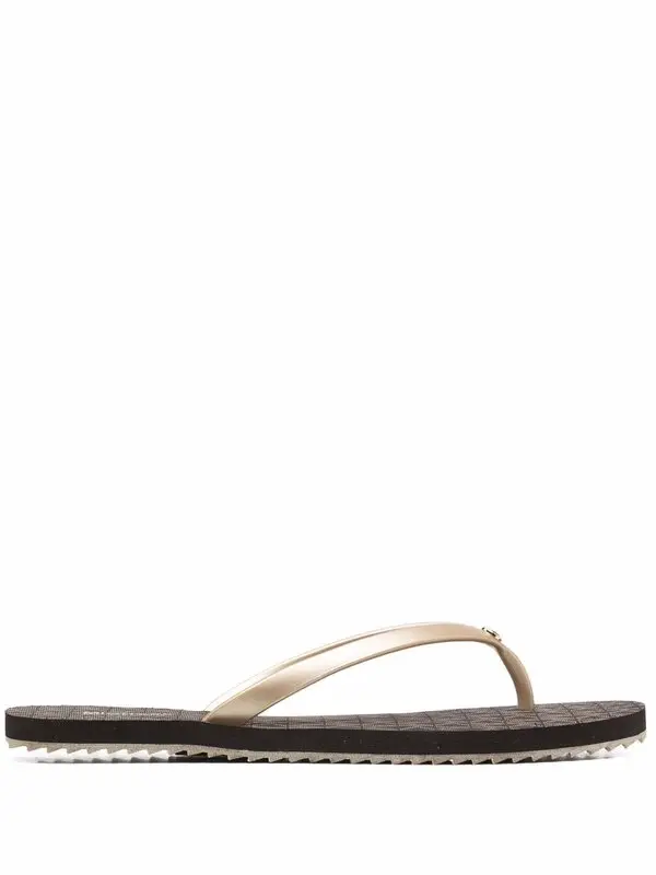 Michael Kors Monogram Flip Flops