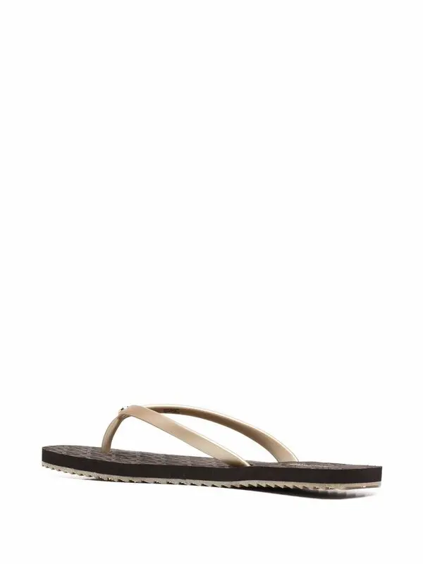 Michael Kors Monogram Flip Flops
